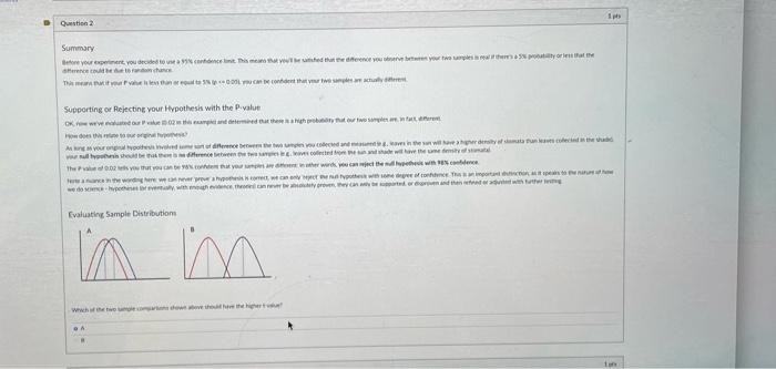 Summary Supeerting or Rejecting your Hypothesis with | Chegg.com