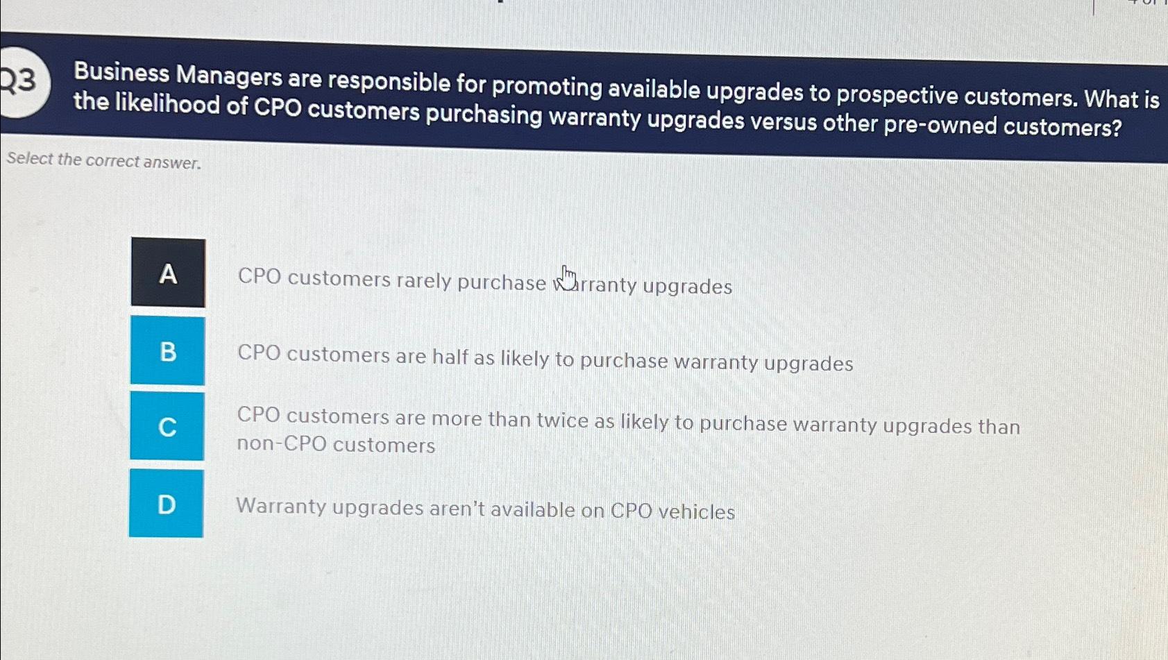 Solved Business Managers are responsible for promoting | Chegg.com