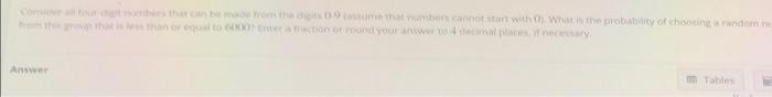 Solved consider all four digit numbers that can be made from | Chegg.com
