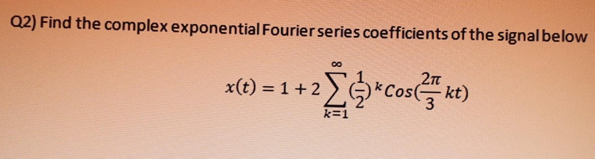 Solved Q1) A periodic signal with fundamental period TO=2 | Chegg.com
