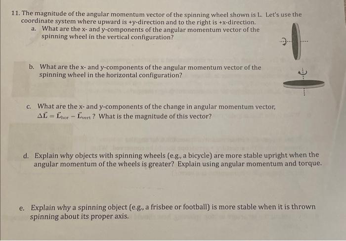 Solved The magnitude of the angular momentum vector of the | Chegg.com