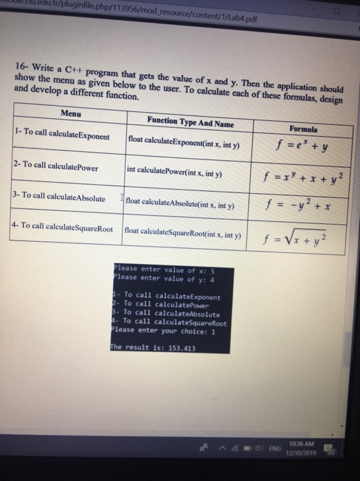 Solved pluginfile.php/113956/mod resource/content/1/Lab.pdf | Chegg.com