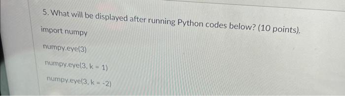 Solved 1 Write A Python Progtam To Initialize Three Arrays 