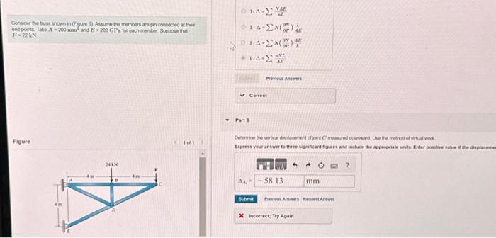 Concider The truss thown in (Eguce 1) Assume Fe | Chegg.com