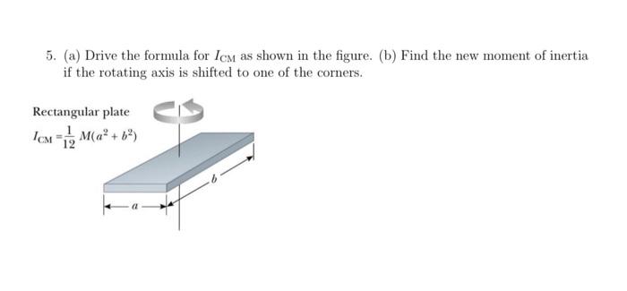 Solved 5. (a) Drive the formula for ICM as shown in the | Chegg.com
