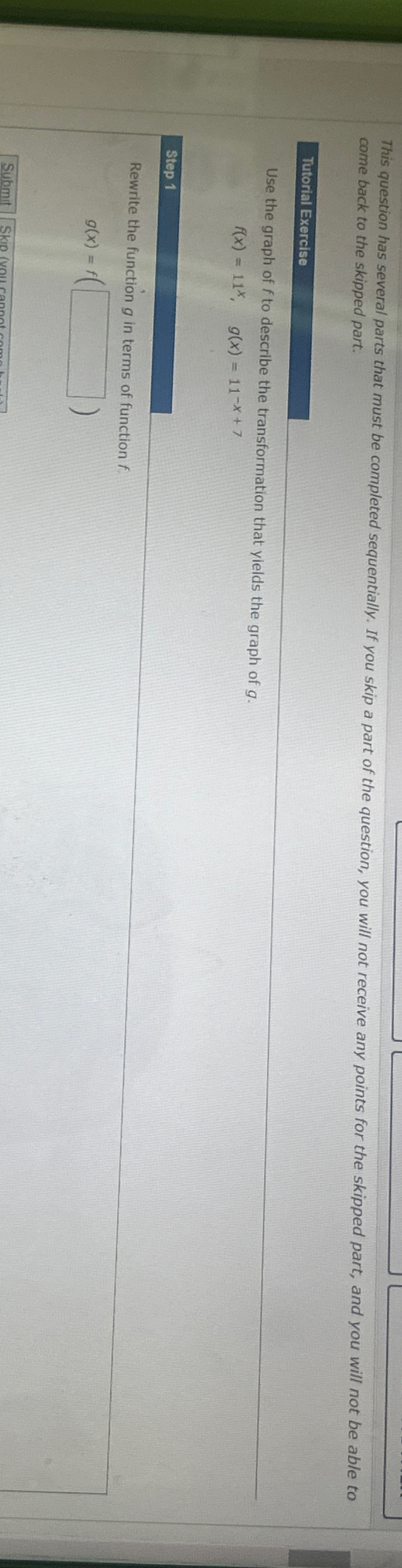Solved This question has several parts that must be | Chegg.com