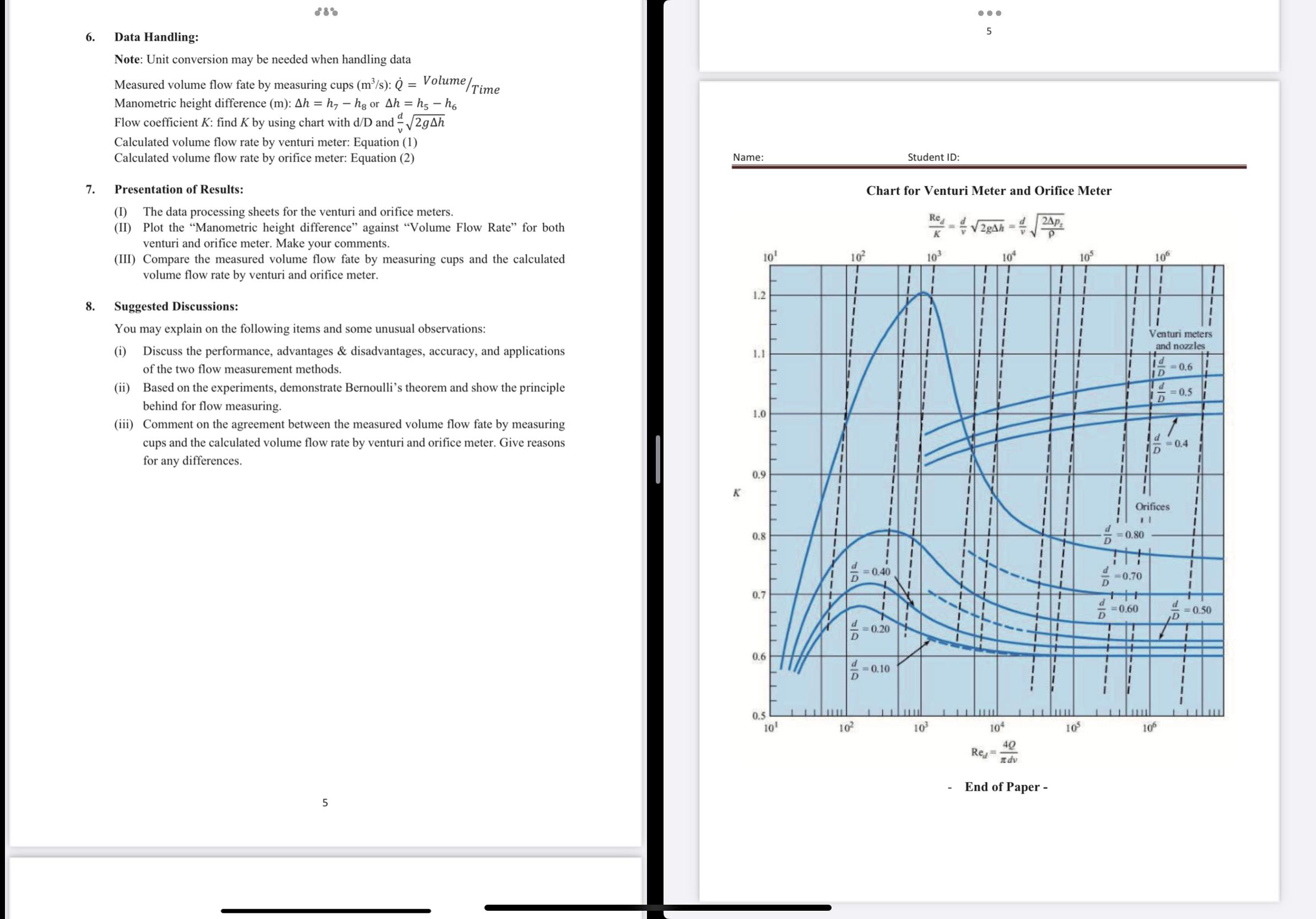 1.determine the volumetric flow rate. 2. ﻿ Note | Chegg.com