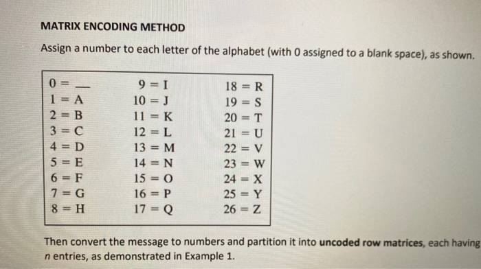 Solved 3) The cryptogram below was encoded with a 2 x 2 | Chegg.com