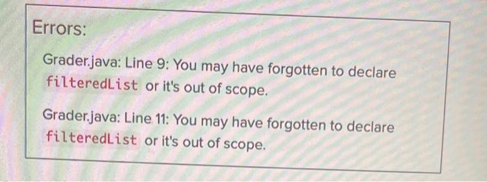 when i checked the code that was the error i was | Chegg.com
