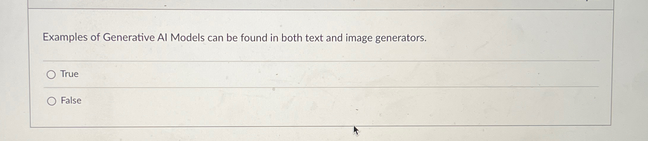 Solved Examples of Generative AI Models can be found in both | Chegg.com
