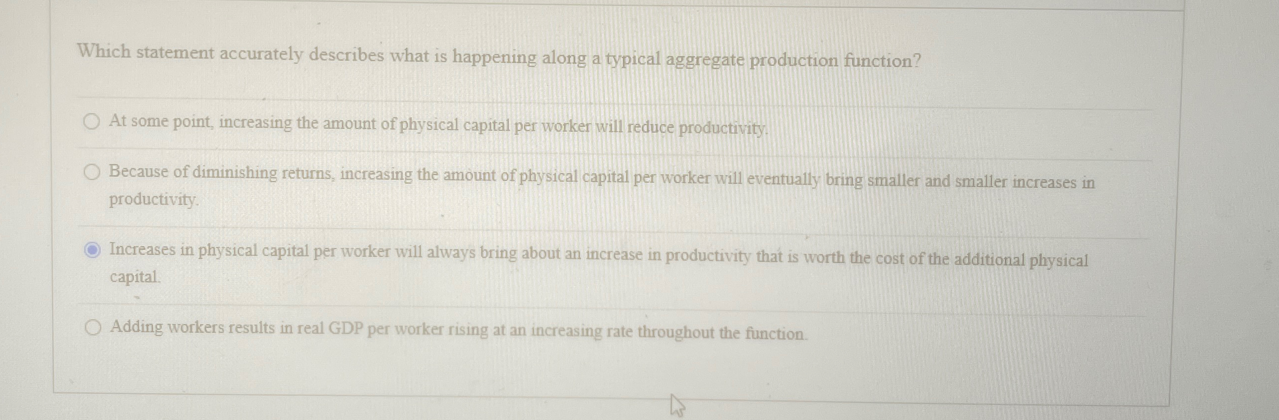 Solved Which statement accurately describes what is | Chegg.com