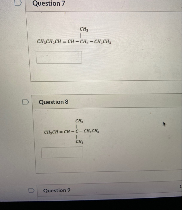 Solved Question 3 CH2CH2 CH2CH2CH2 - C-C- CH2CH2CH2CH2CH2 CH | Chegg.com