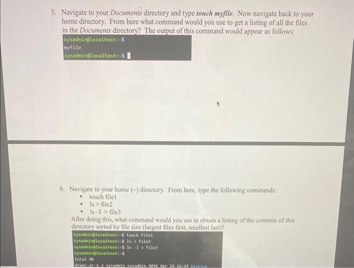 Solved Display the complete command that will accomplish the | Chegg.com