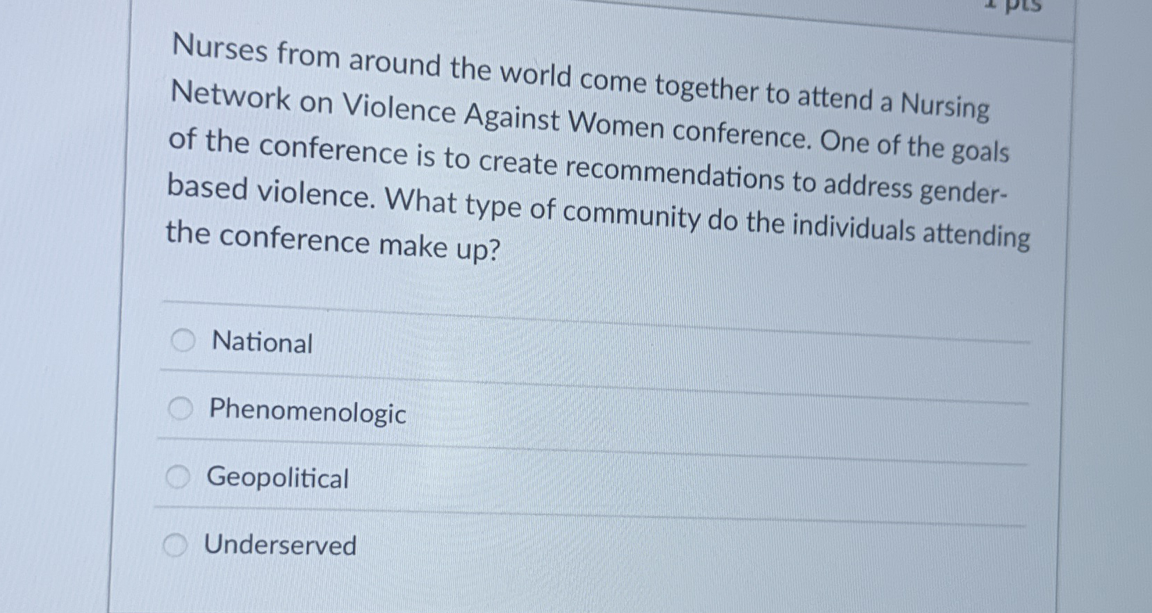 Nurses from around the world come together to attend | Chegg.com