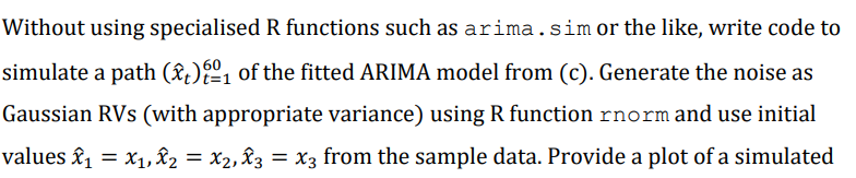 Solved Fit the ARIMA(2,1,2) | Chegg.com