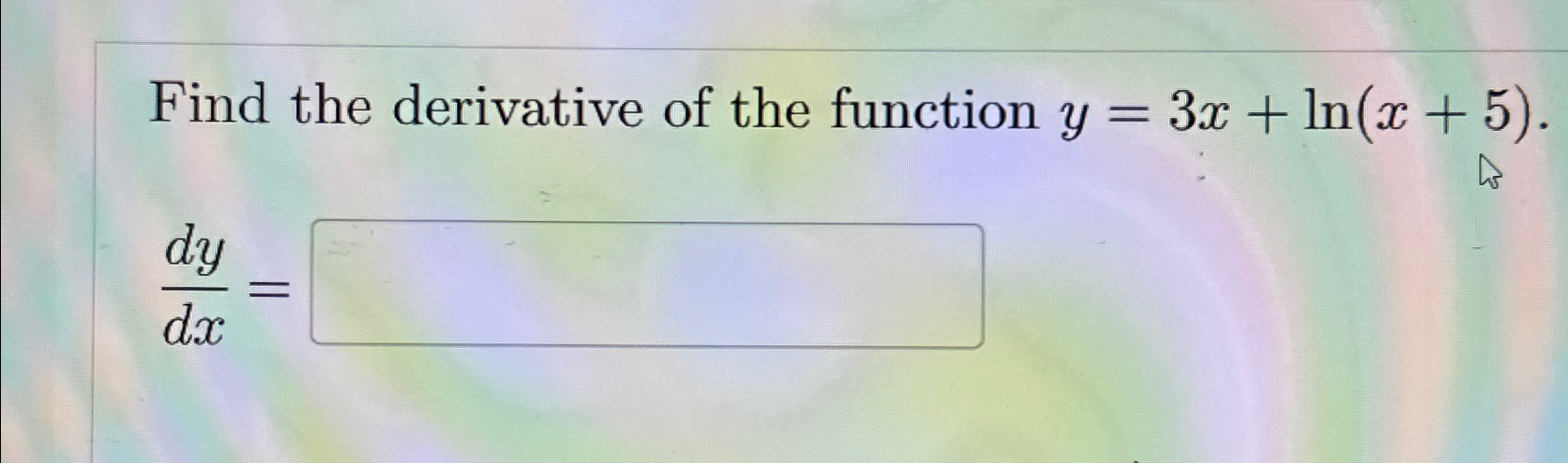 Solved Find the derivative of the function | Chegg.com