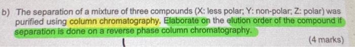 Solved what is rever phase column and how to arrange the | Chegg.com