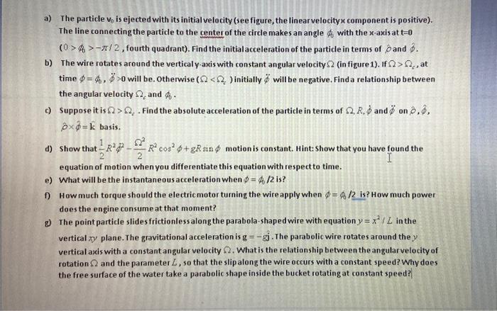 Solved m along a circular wire of radius R in the vertical | Chegg.com