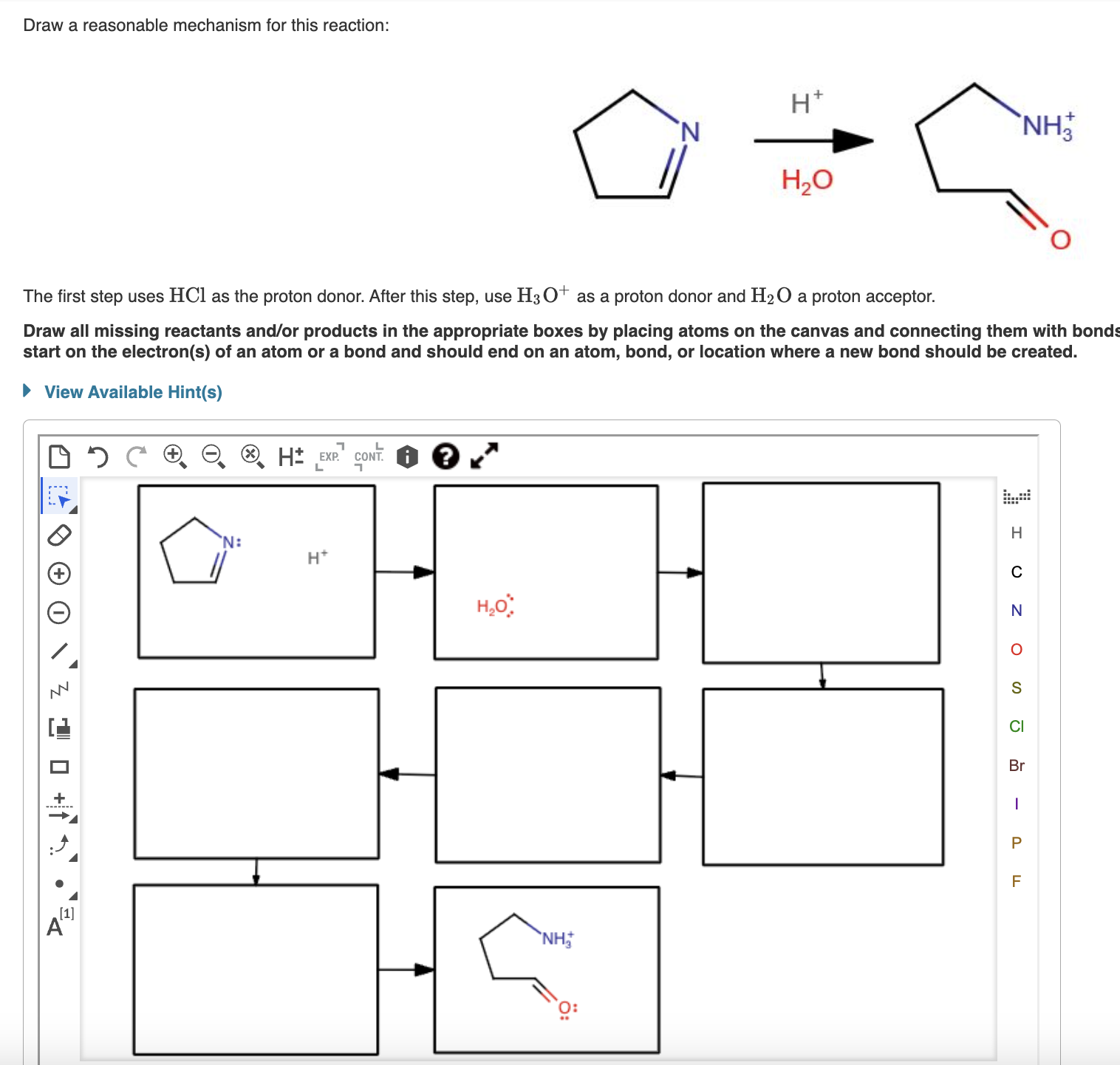 [Solved]: Draw a reasonable mechanism for this reaction: Th