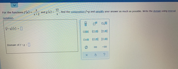 Solved Composition of two rational functions Finding domain | Chegg.com