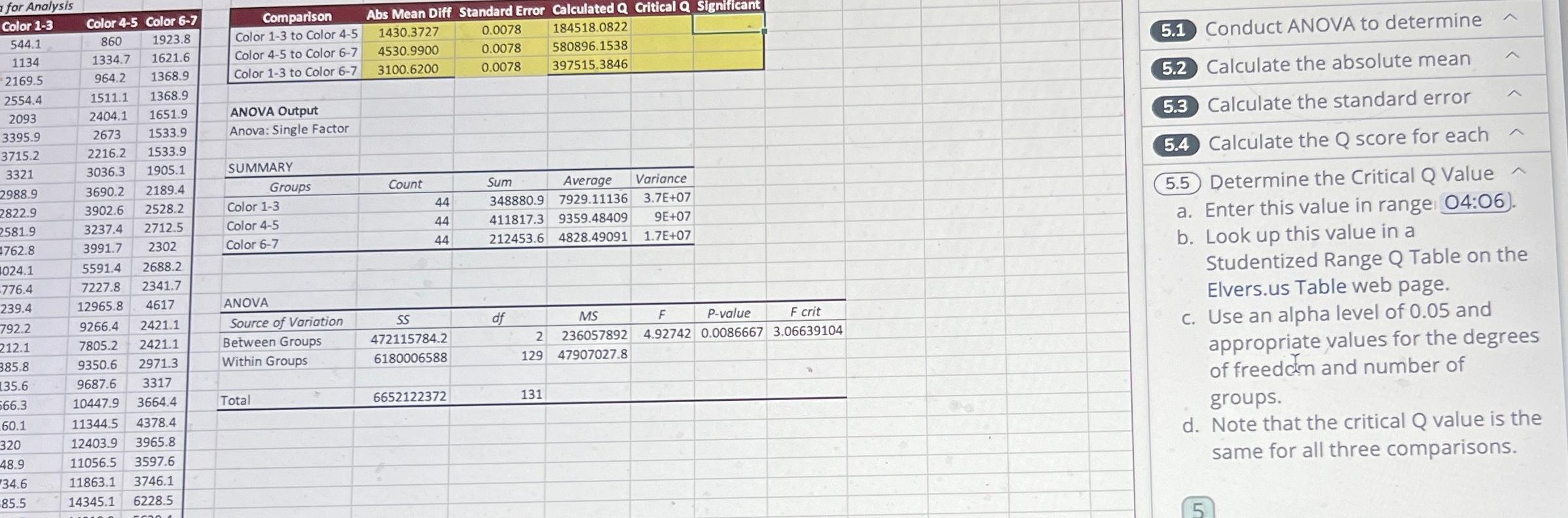 (5.5) ﻿Determine the Critical Q Valuea. ﻿Enter this | Chegg.com