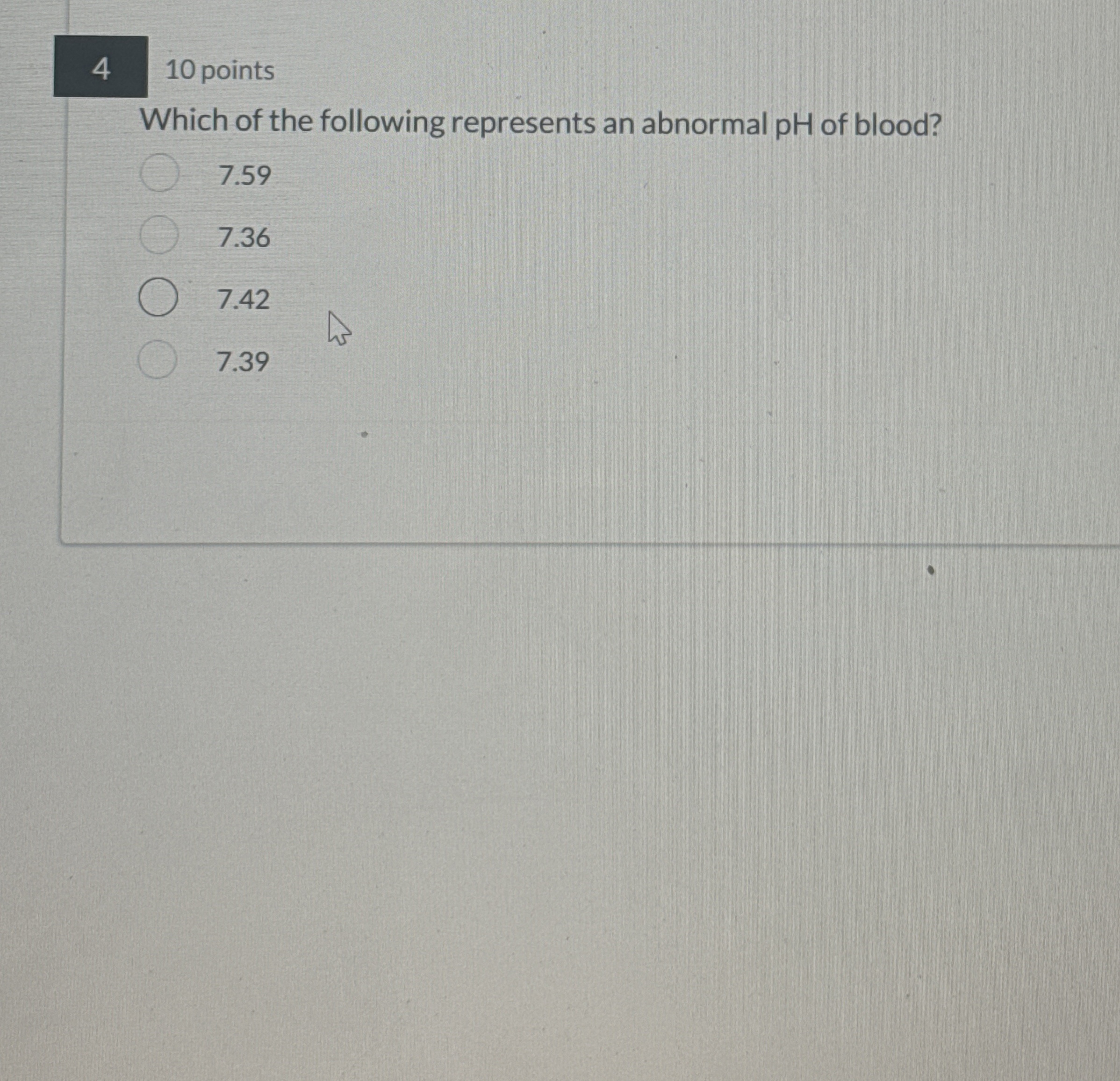 Solved 410 ﻿pointsWhich of the following represents an | Chegg.com