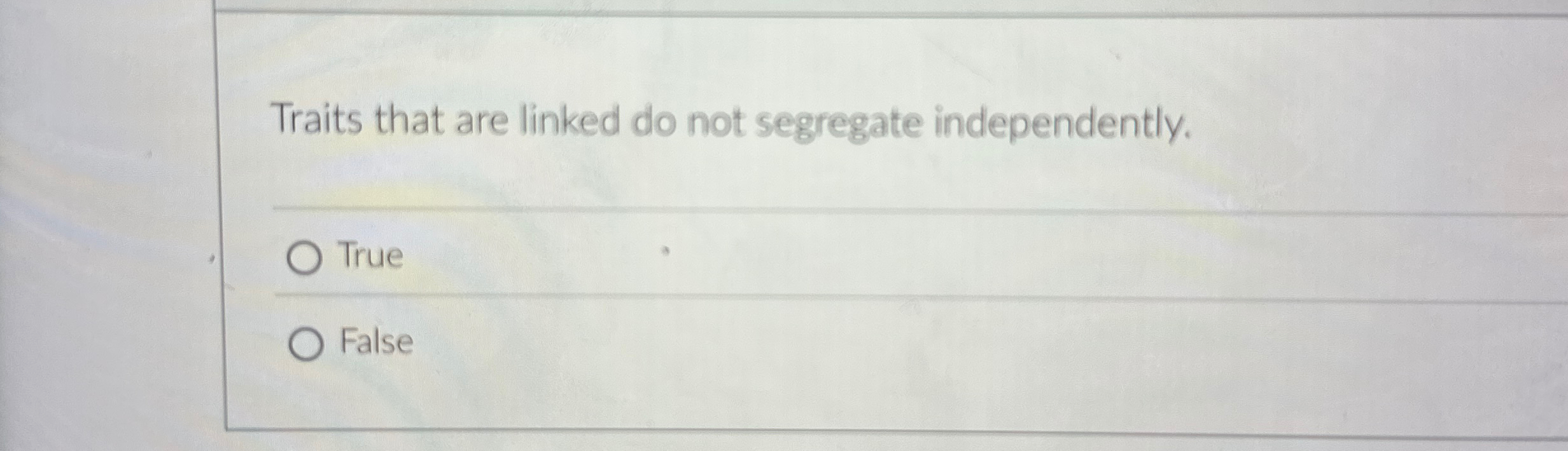 Solved Traits that are linked do not segregate | Chegg.com