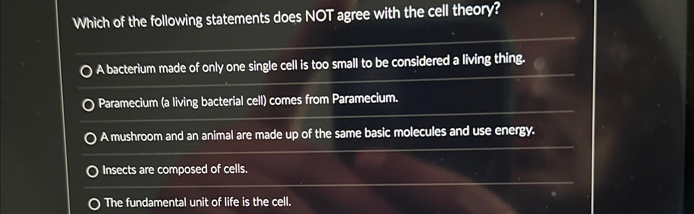 Solved Which of the following statements does NOT agree with | Chegg.com