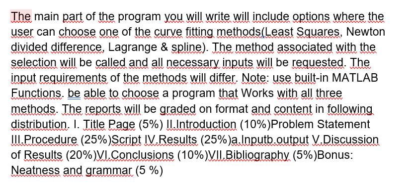 Solved The main part of the program you will write will | Chegg.com