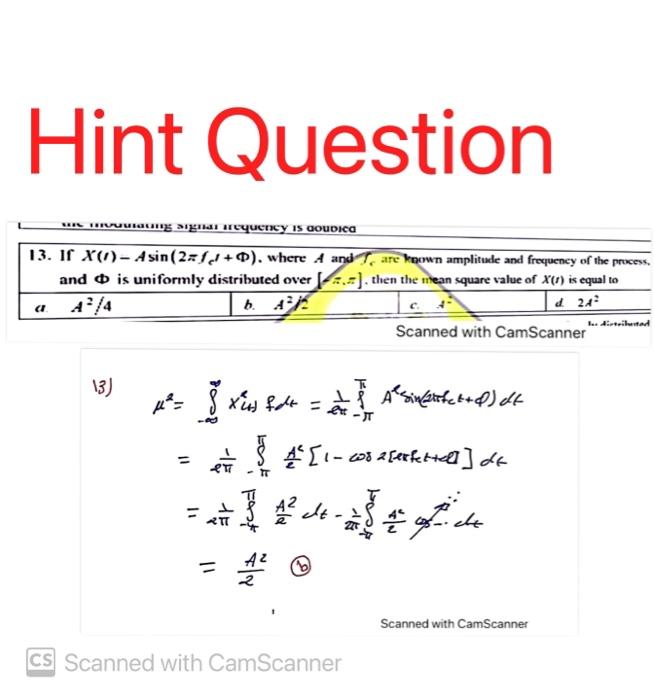 Solved Use Hint questiions in 2nd pic to solve the basic | Chegg.com