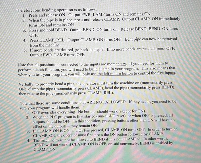 Solved I need help writing this in PLC programming on | Chegg.com