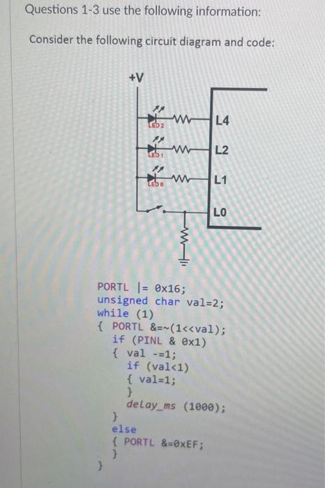Solved Questions 1-3 use the following information: Consider | Chegg.com
