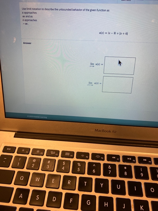 Solved Use limit notation to describe the unbounded behavior | Chegg.com