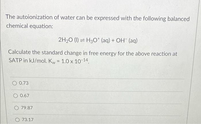 Solved You're working in a laboratory and are instructed to | Chegg.com