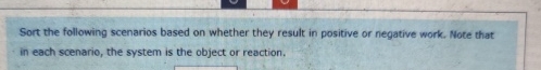 Solved Sort the following scenarios based on whether they | Chegg.com
