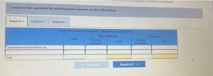 Solved Tableau DA 3-2: Exercise, Computing cost per | Chegg.com