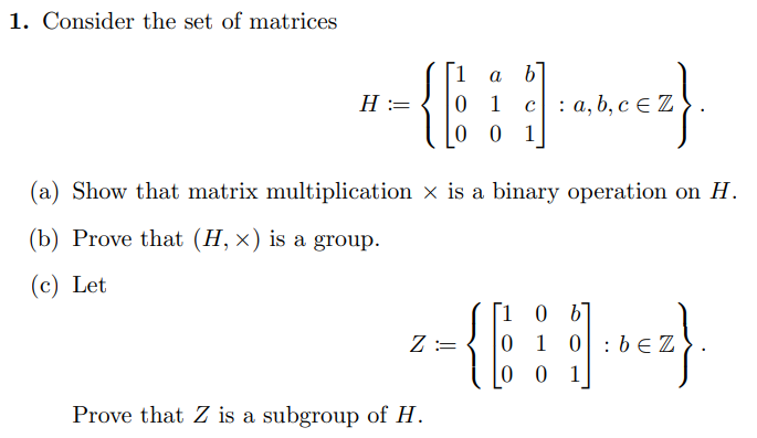 Solved Consider the set of | Chegg.com