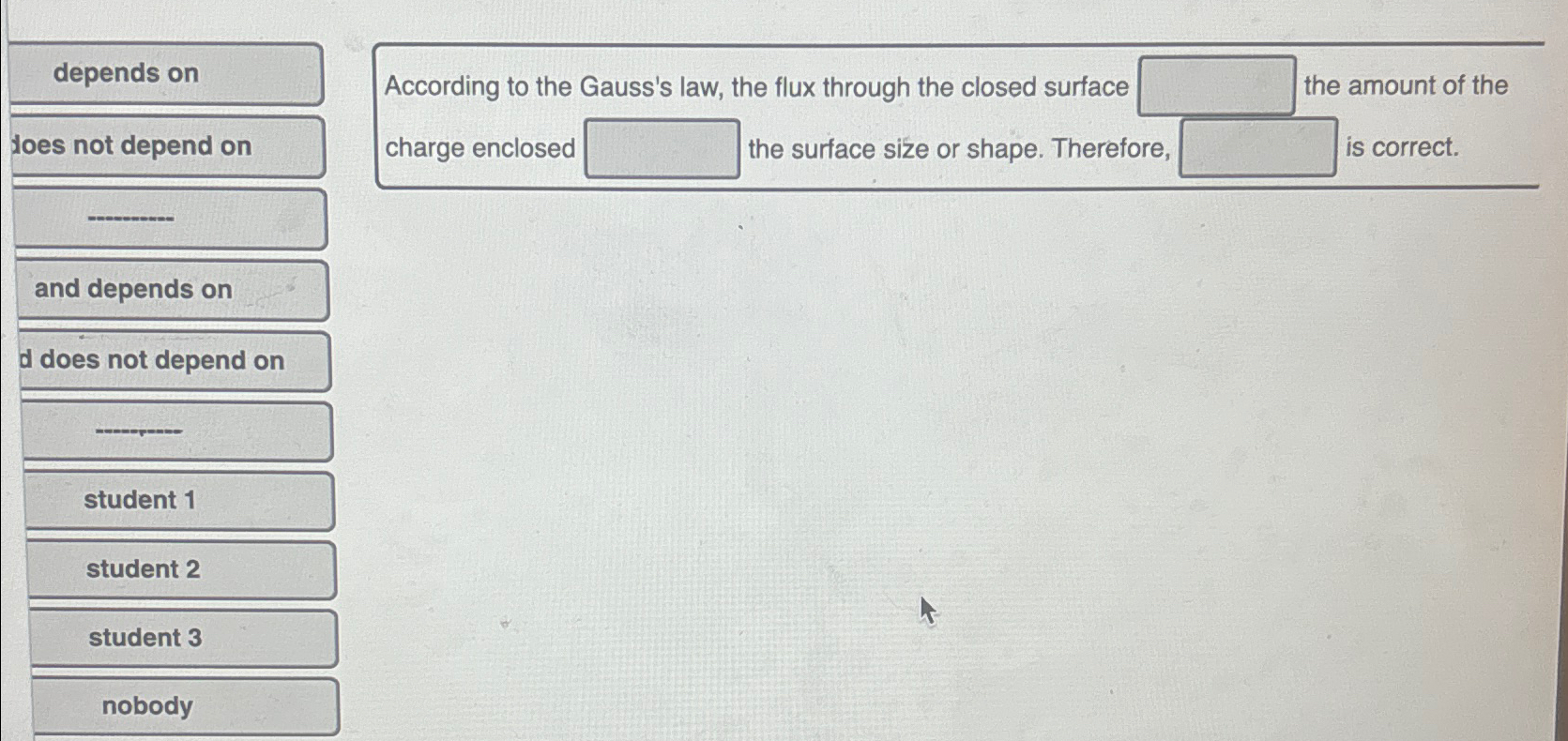 Solved depends onloes not depend onand depends ondoes not | Chegg.com