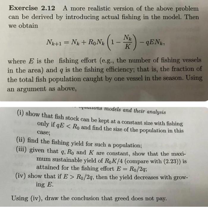Solved Exercise 2.12 A more realistic version of the above | Chegg.com