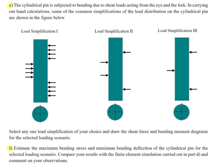 Solved Consider drawings of the parts of a knuckle joint | Chegg.com