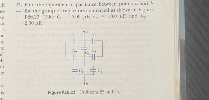 Solved ait LC- en ut is a- he he e? ly et be is 23. Find the | Chegg.com