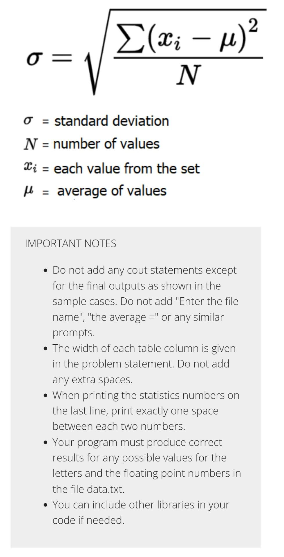 Solved Write a C++ program that opens a file named data.txt | Chegg.com
