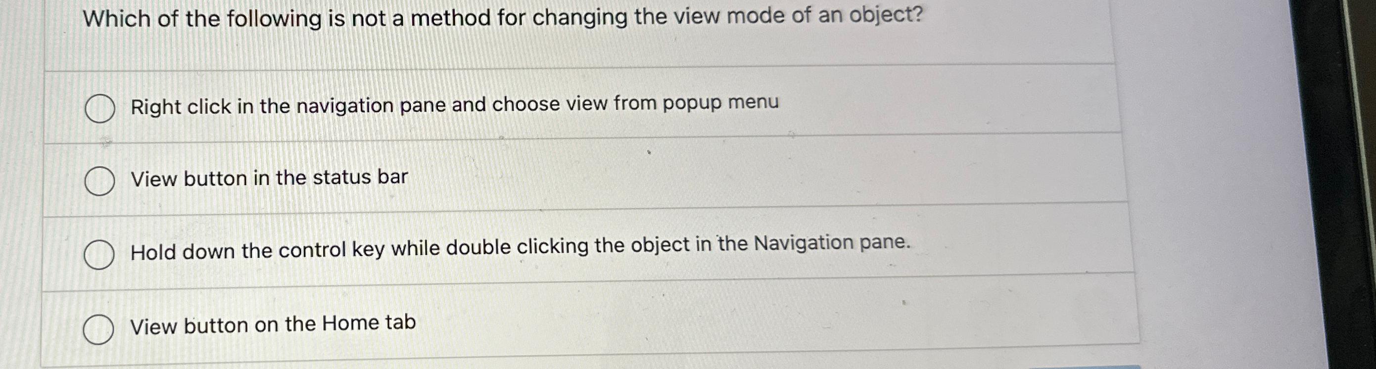 Solved Which of the following is not a method for changing | Chegg.com