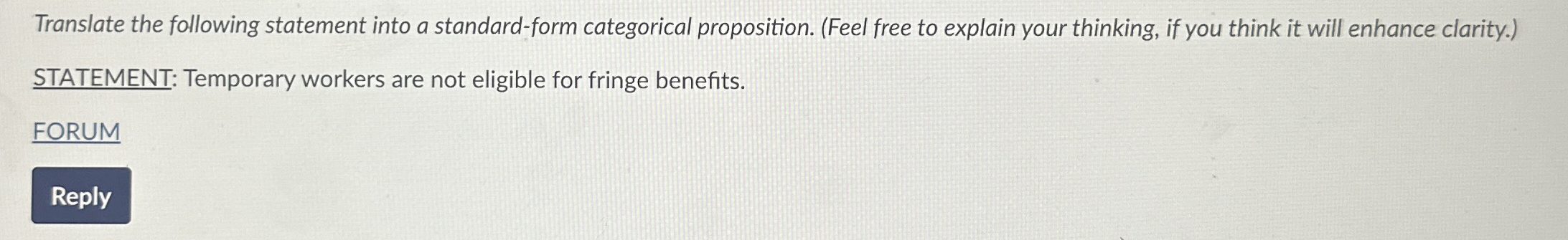 Solved Translate the following statement into a | Chegg.com