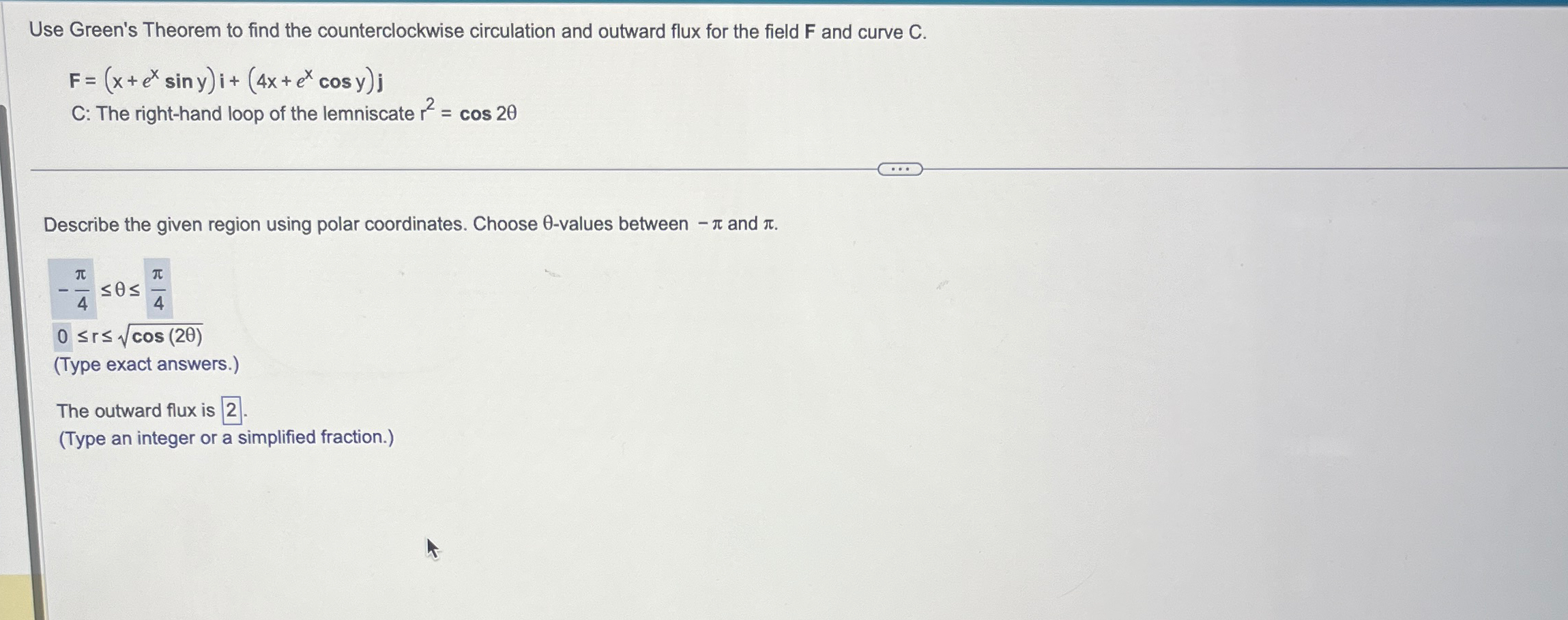 Solved Use Green's Theorem to find the counterclockwise | Chegg.com