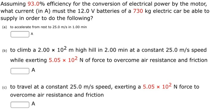 Solved Assuming 93.0% efficiency for the conversion of | Chegg.com
