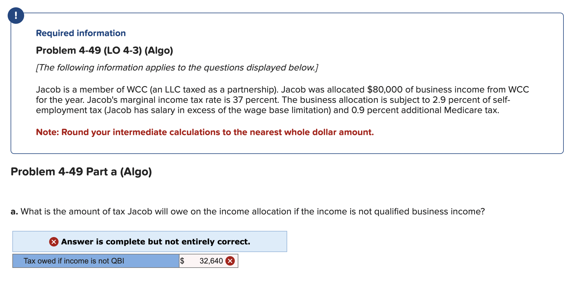 Required informationProblem 4-49 (LO 4-3) (Algo)[The | Chegg.com