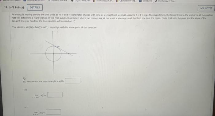 Solved tungent line you need for the bee equation was depend | Chegg.com