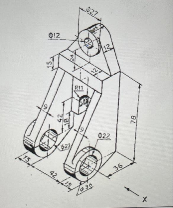Solved draw the top,side,left view by first angle | Chegg.com