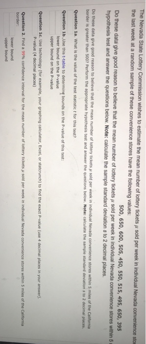 Solved The Nevada State Lottery Commission wishes to | Chegg.com